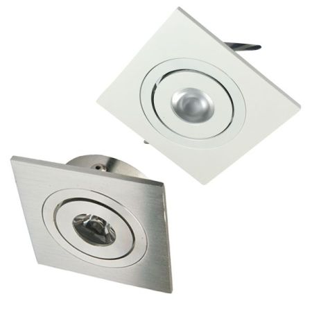 1W Mini Square Adjustable Recess Light-RCH